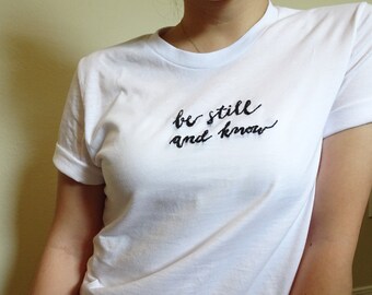 Embroidery Custom T Shirt - Etsy