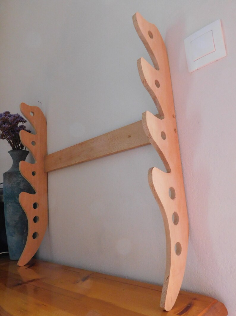 Traditional Wooden Bow and Arrow Rack for 4 Bows - Etsy