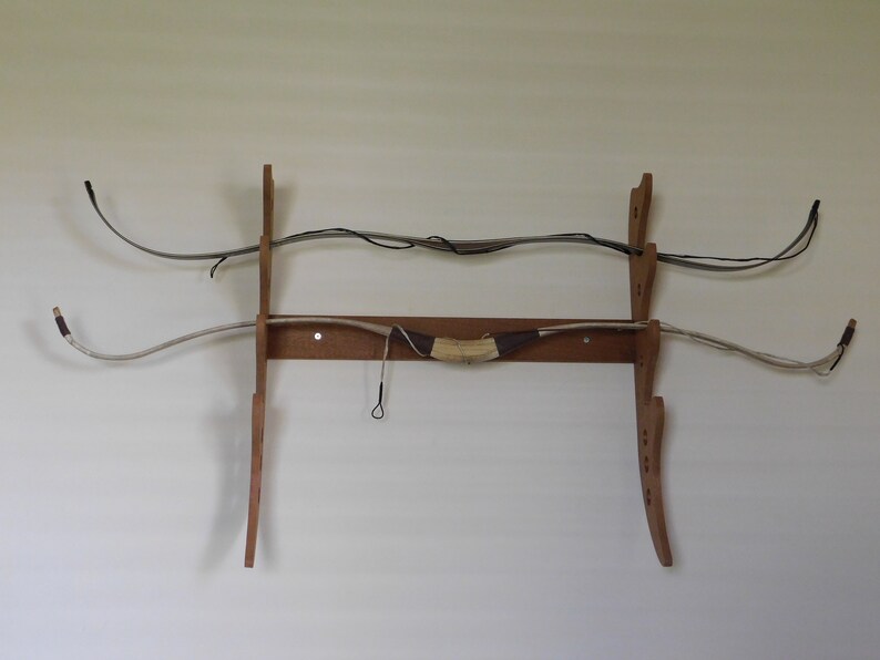 Traditional Wooden Bow and Arrow Rack for 4 Bows - Etsy