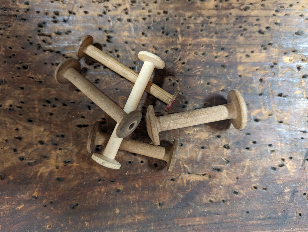 5 Narrow Fabric Shuttle Spools - Etsy