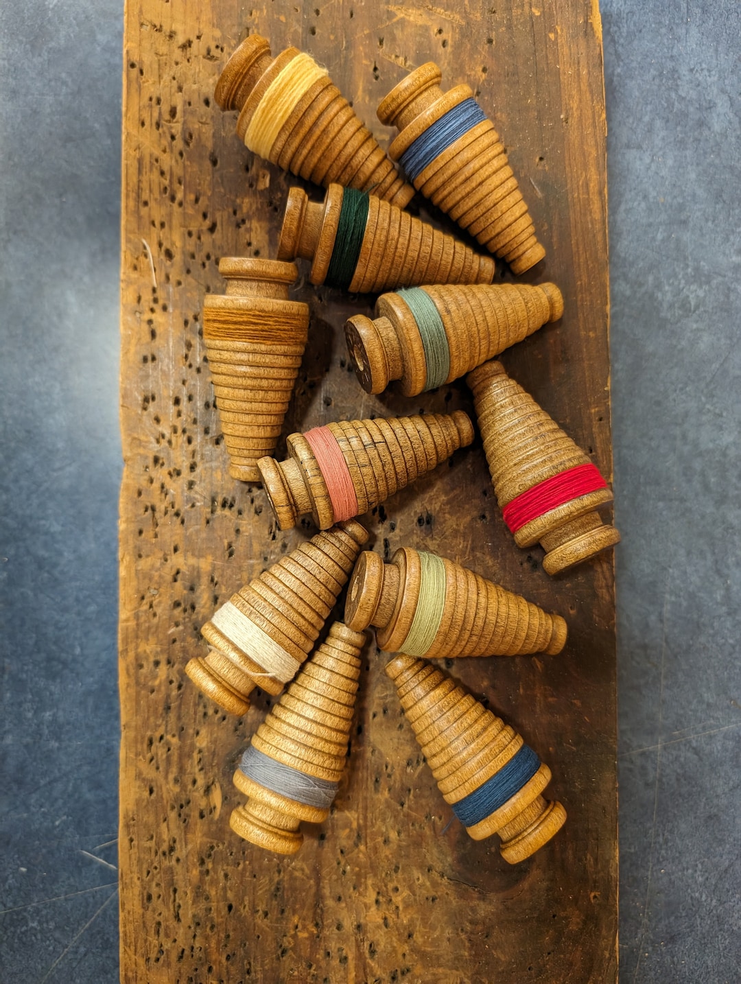 Christmas Tree-shaped Cop Shuttle Bobbin, Set of 12, 3" Tall - Etsy