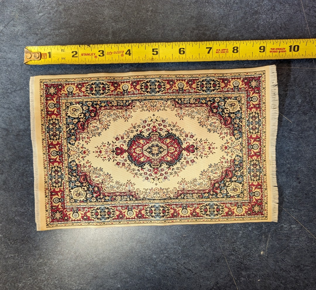 Miniature Doll House Rug 9.5 X 6 - Etsy