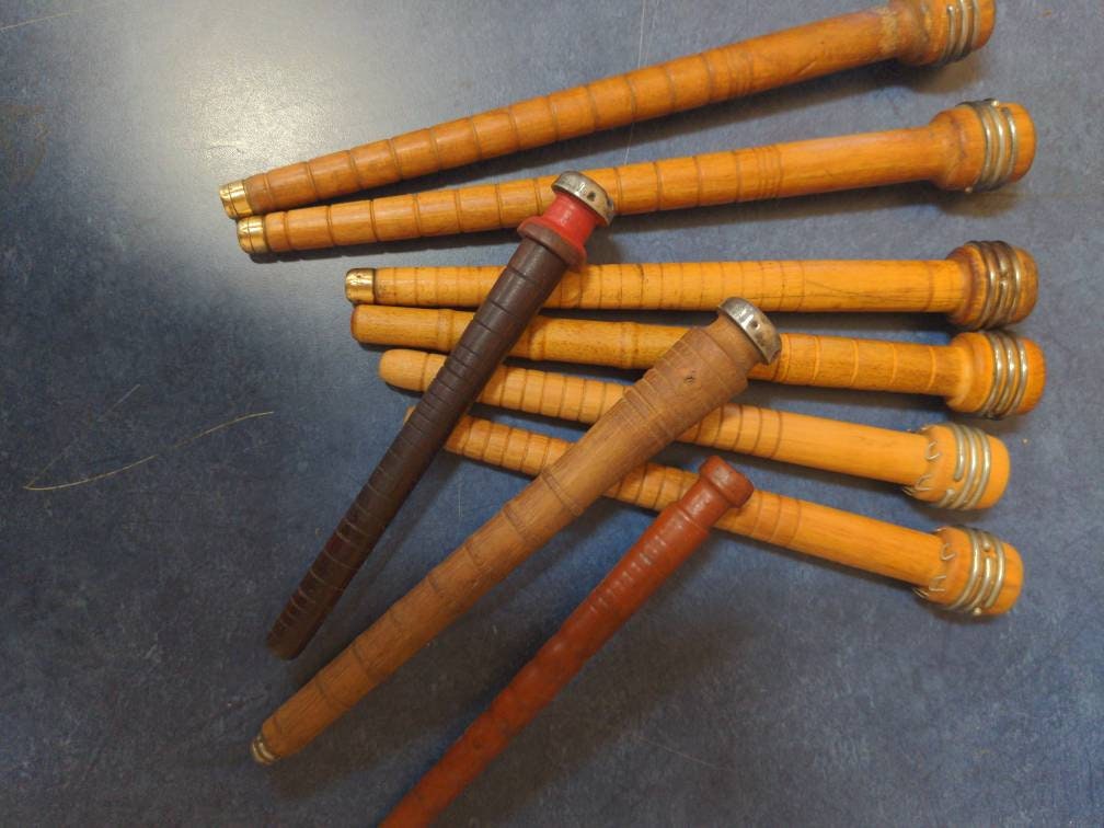 Plain Shuttle Spindles Set of 9 7 10 Tall - Etsy