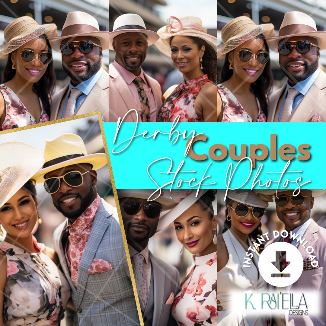 Derby Couples Stock Photo Bundle, Black Love Stock Photo, Kentucky ...