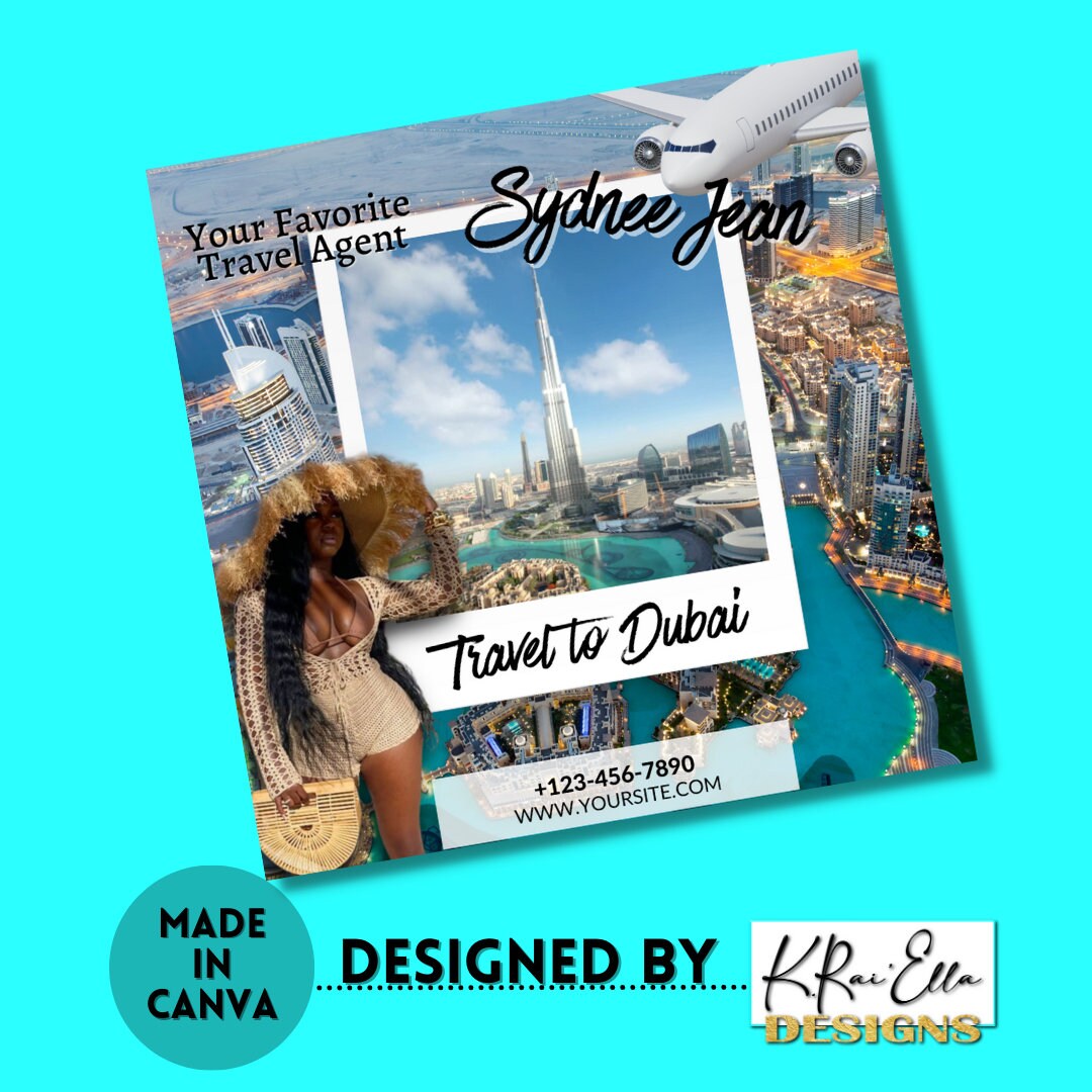 Travel Agent Video Flyer/girls Trip Flyer/travel Agent Instagram ...