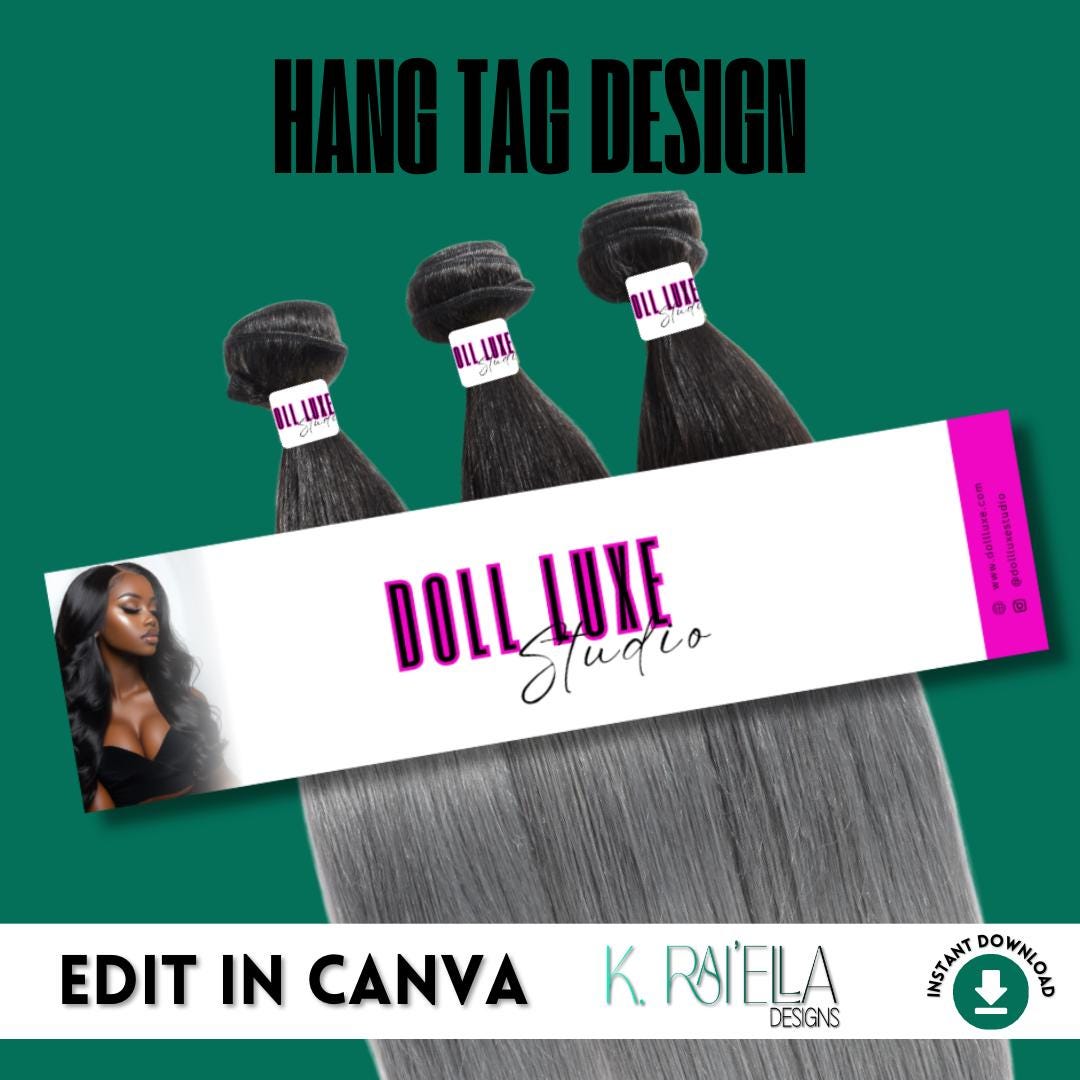 Hair Bundle Wrap Design/bundles Packaging/hair Box/diy Custom Design ...