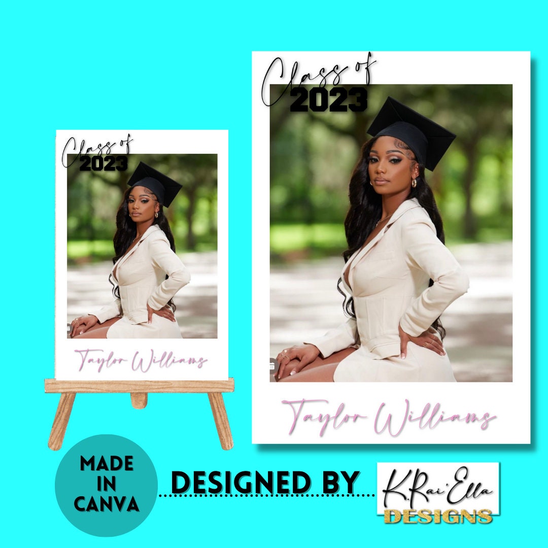 Graduation Polaroid Party Sign, Graduation Welcome Sign, Photo ...