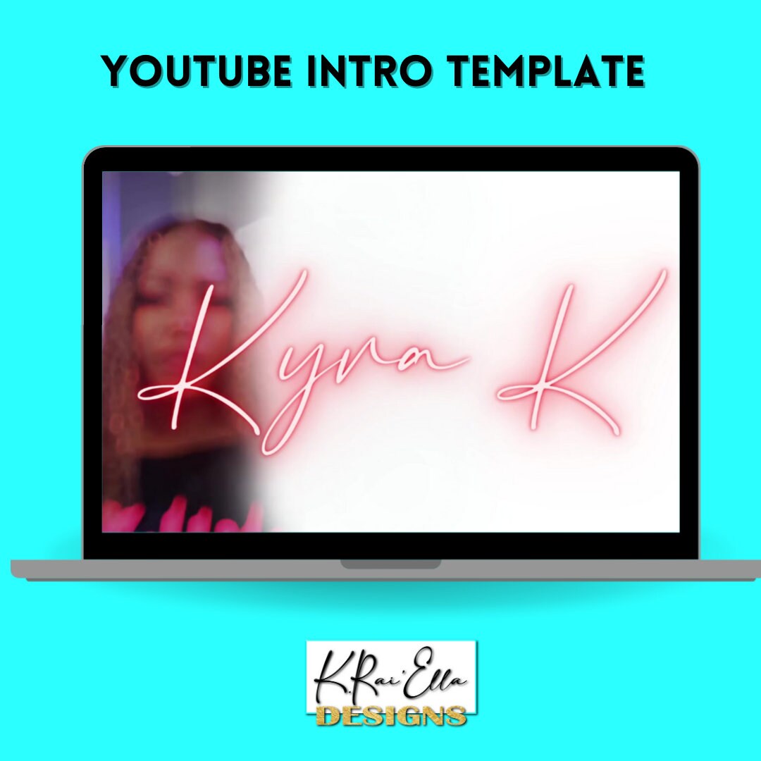 DIY Motion Youtube Intro - Editable Canva Template for Cute & Girly ...