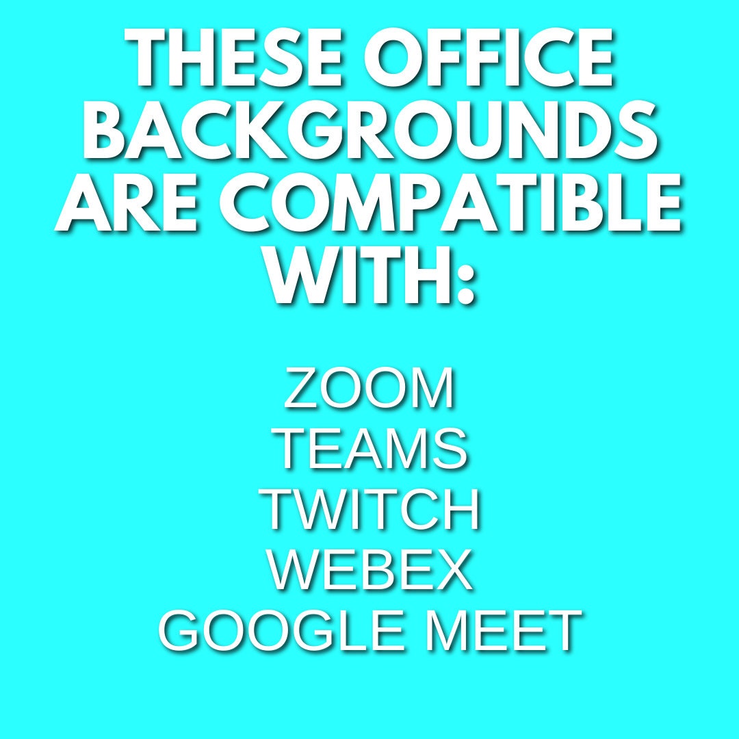 Green Office Virtual Background Bookshelf, Zoom Meetings, Home Office ...
