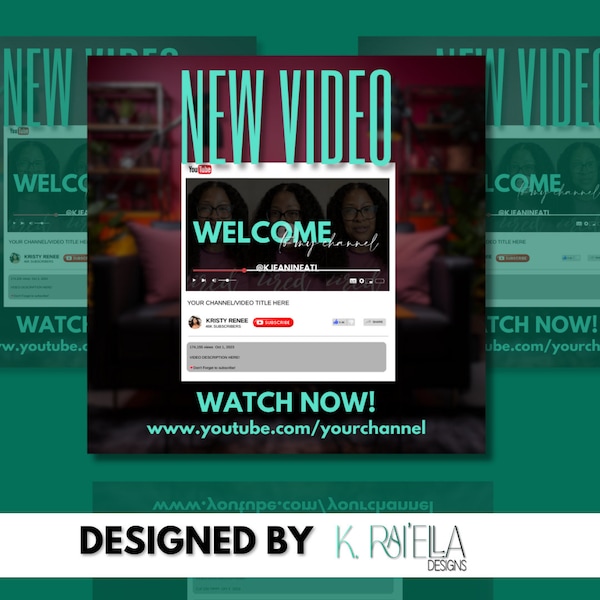 Youtube Channel Flyer - Etsy