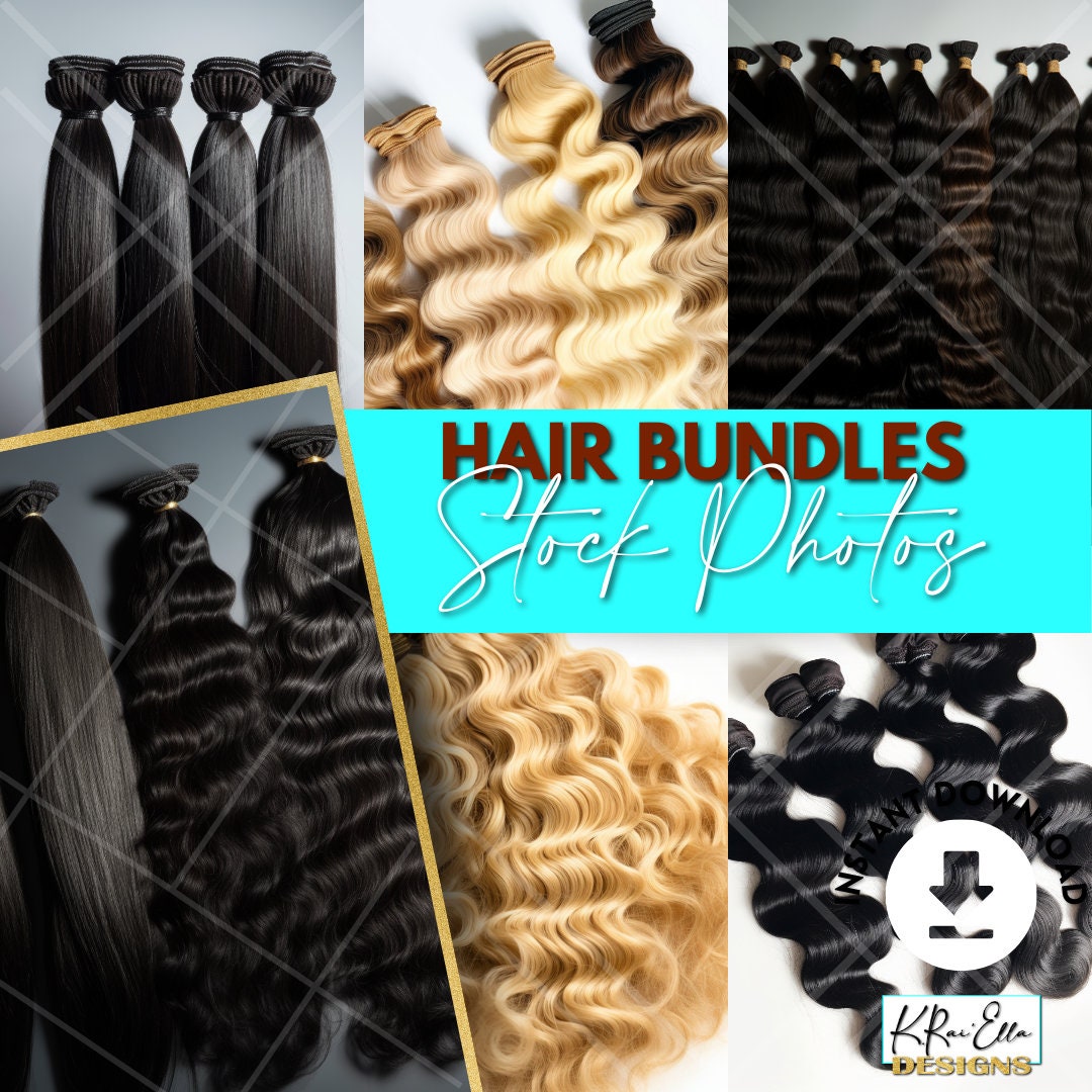 Raw Hair Bundle Stock Images/high-quality Photos/hair Weave/frontal ...