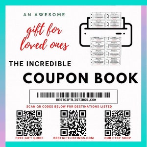 Printable Coupon Book | Fully Customizable Coupons | Holiday Gifts ...