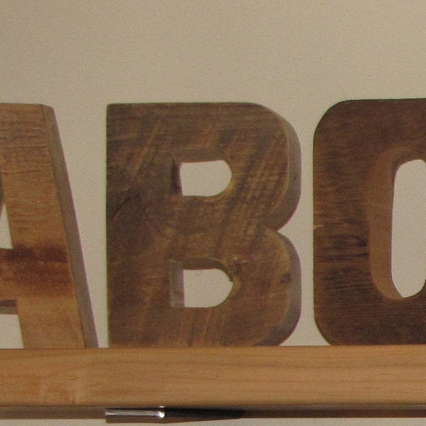 Reclaimed Wood Letters - Etsy