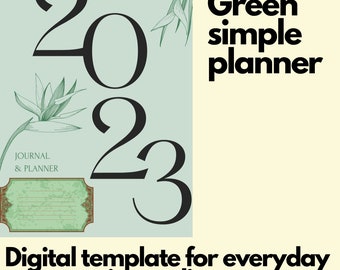 Digital Green Planner 2024 - Etsy