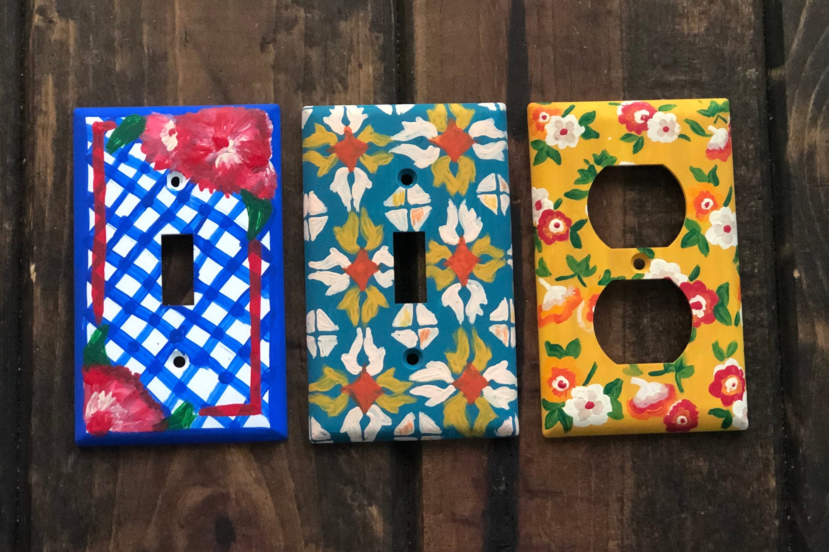 Hand Painted Switch Plates 63 Best Painted Light Switch Plates And