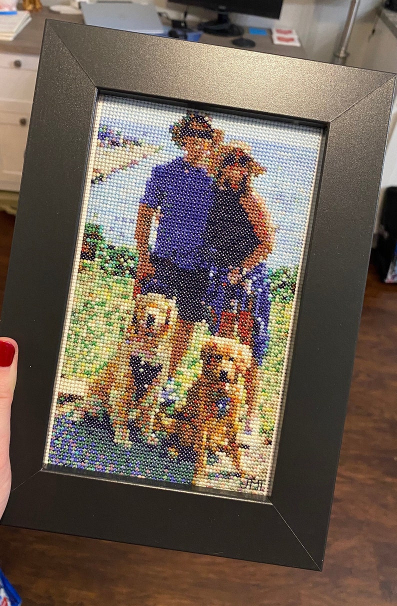 Personalized Photo to Cross Stitch - Etsy