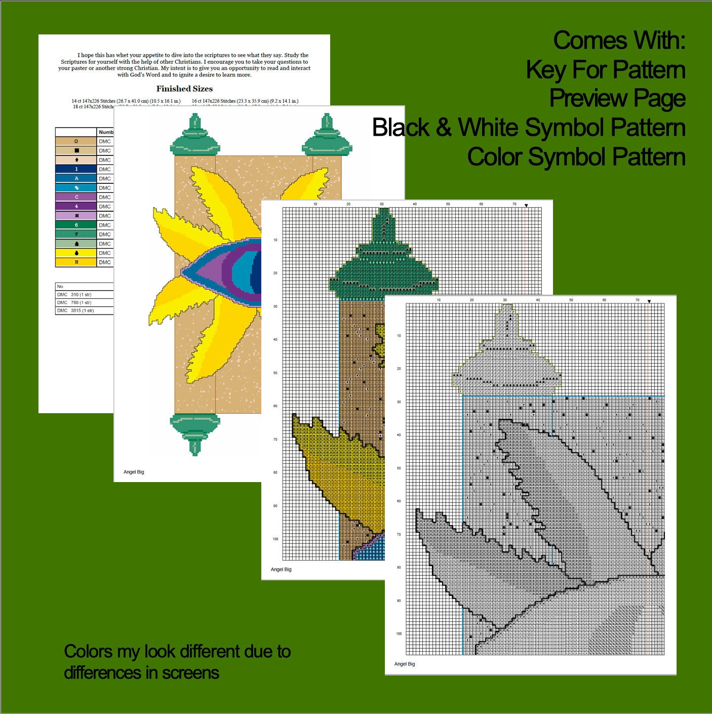 Patience (big) Fruit of the Spirit, Women Devotional Cross Stitch ...