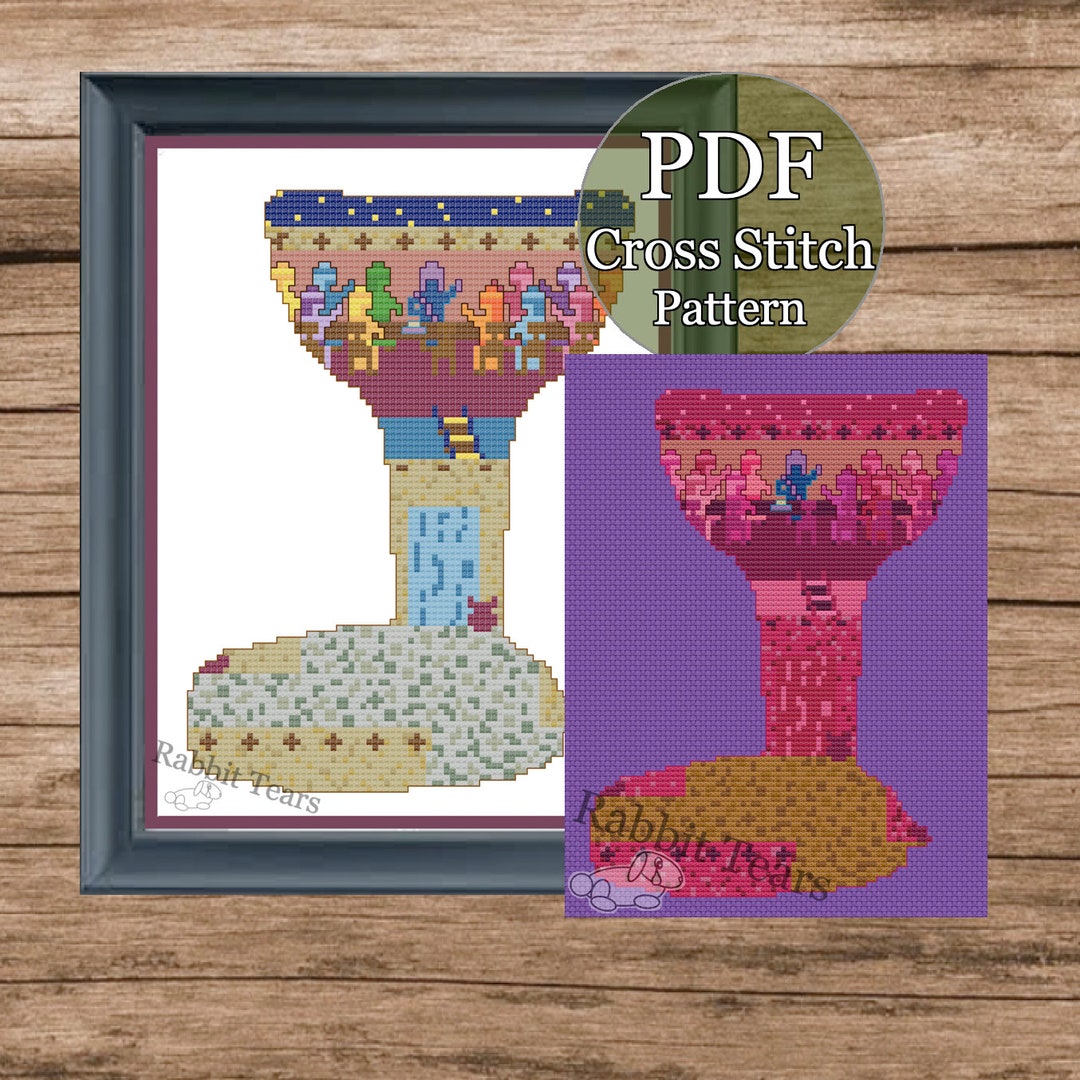 Silhouette: Last Supper (small), Passover Devotional Cross Stitch ...