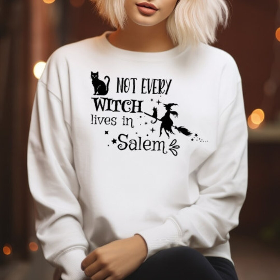 Not Every Witch Lives in Salem SVG, Spooky Season Decor, SVG for Cricut ...