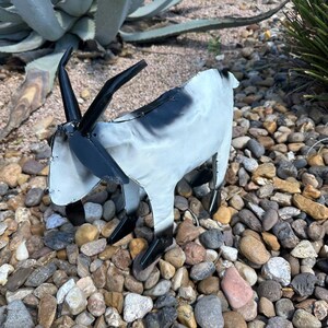 Decorative Rustic Metal Goat - Metal Art - Etsy