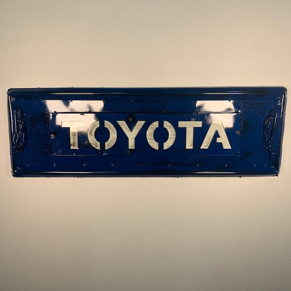 Metal Toyota Sign - Etsy
