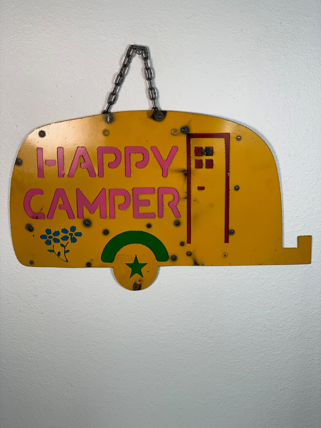 Happy Camper Decorative Outdoor Sign - Etsy