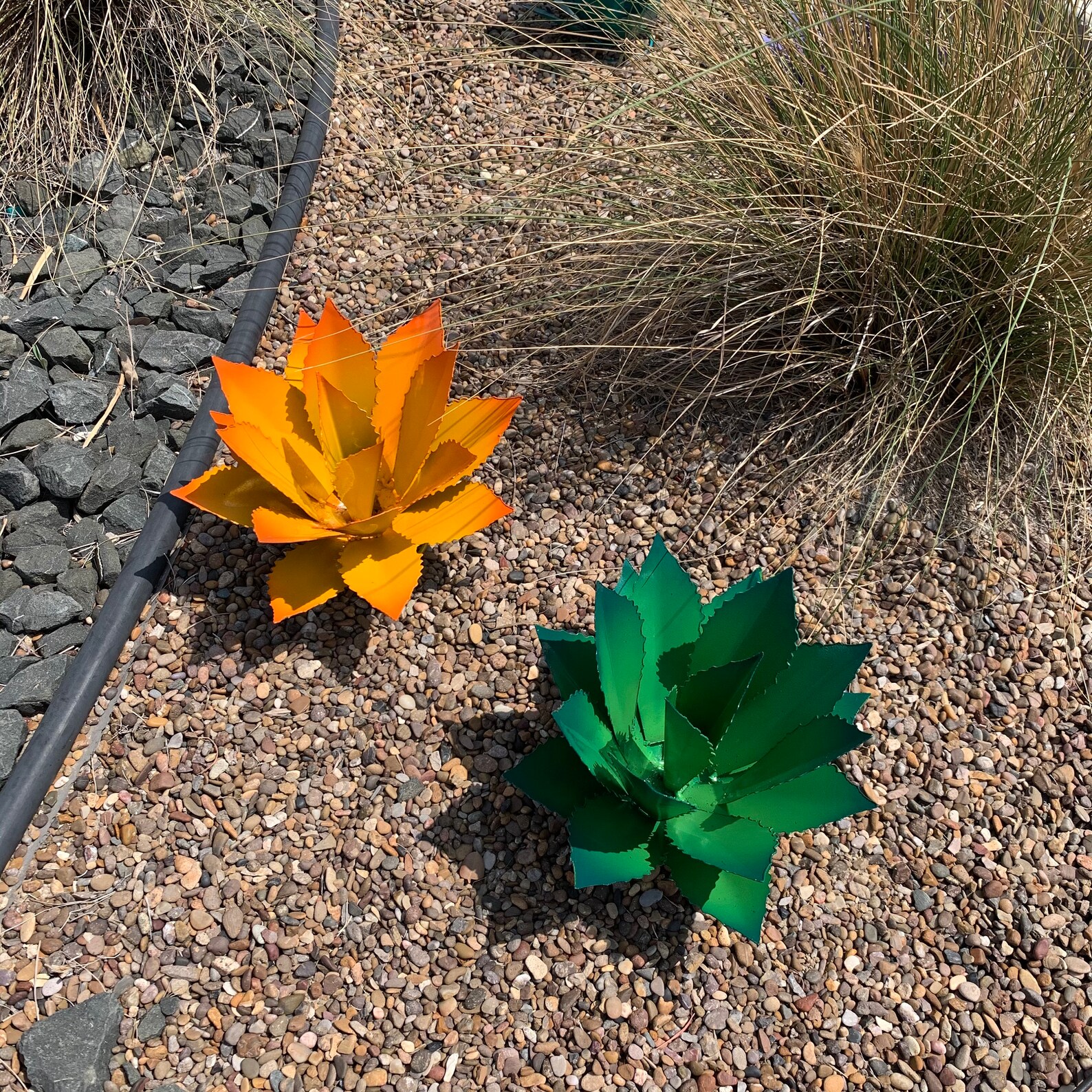 Decorative Metal Agave cupreate Garden Art - Etsy