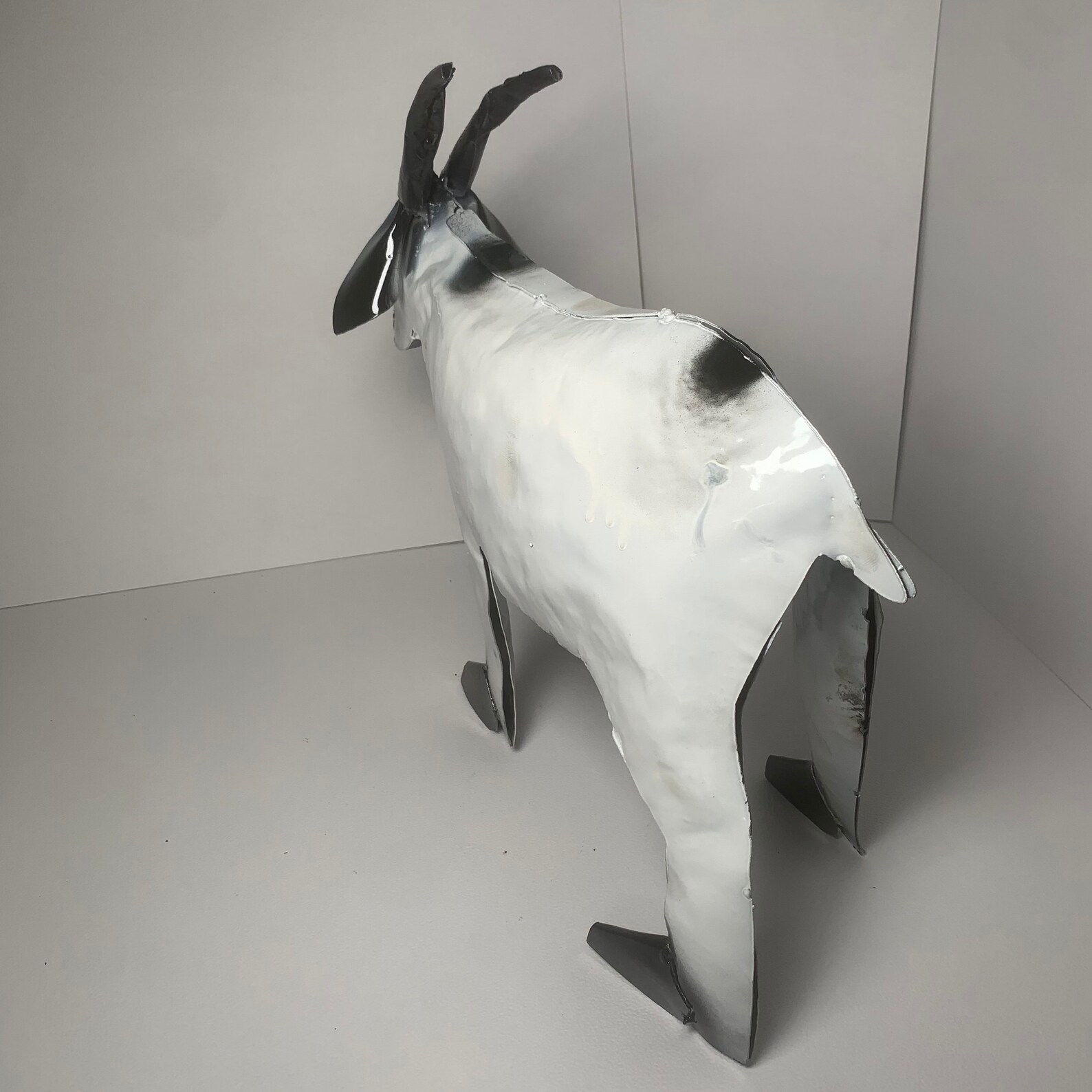 Decorative Rustic Metal Goat Metal Art - Etsy