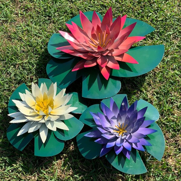 Lotus Metal Art - Etsy