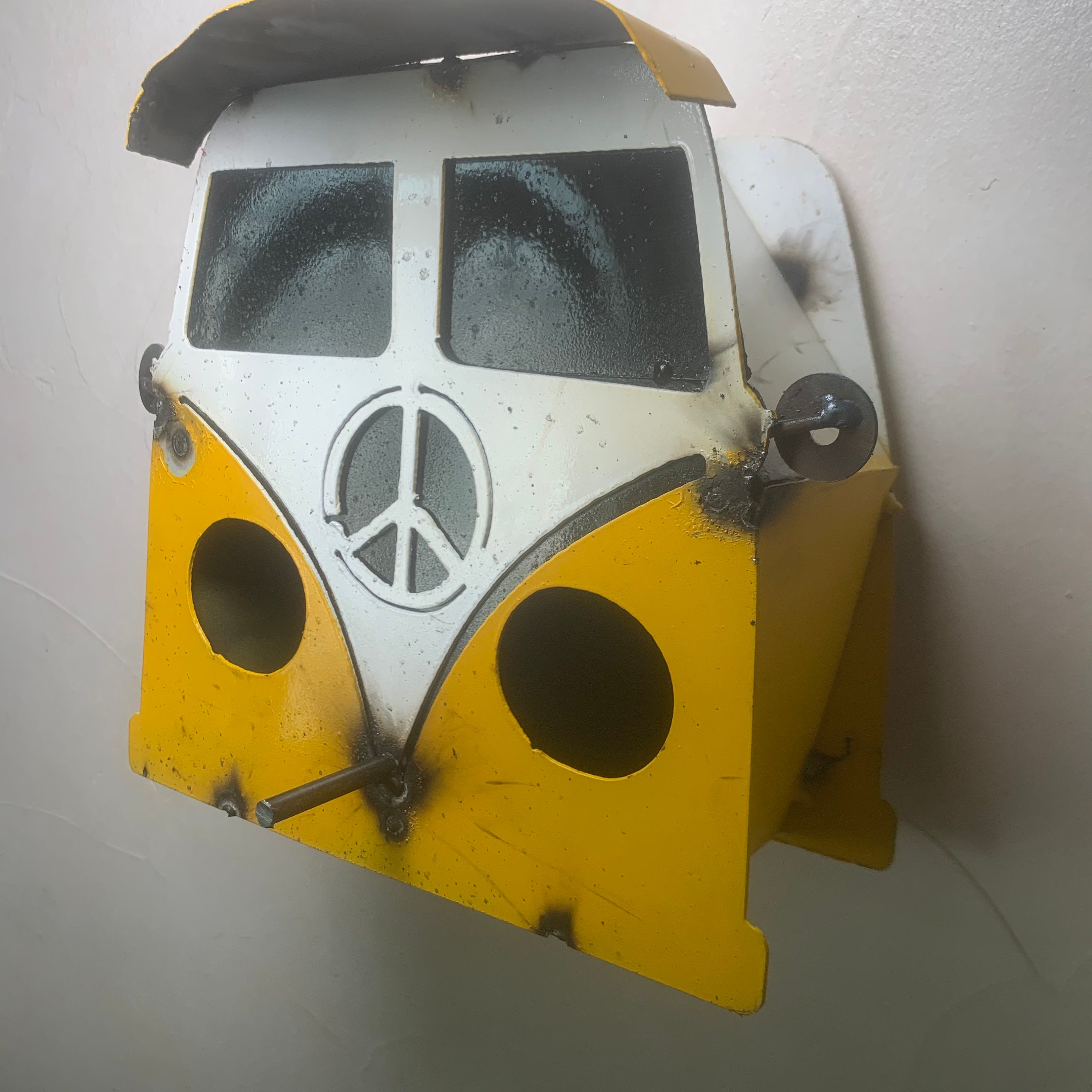Decorative Metal 60's Beetle Car Birdhouse Metal Yard - Etsy