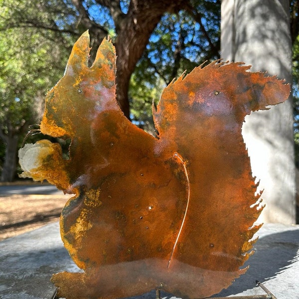 Metal Squirrel - Etsy
