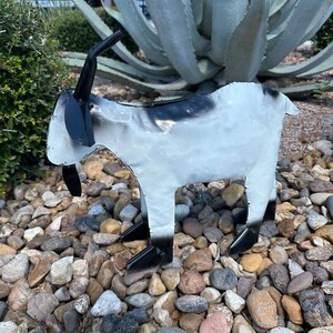 Decorative Rustic Metal Goat - Metal Art - Etsy