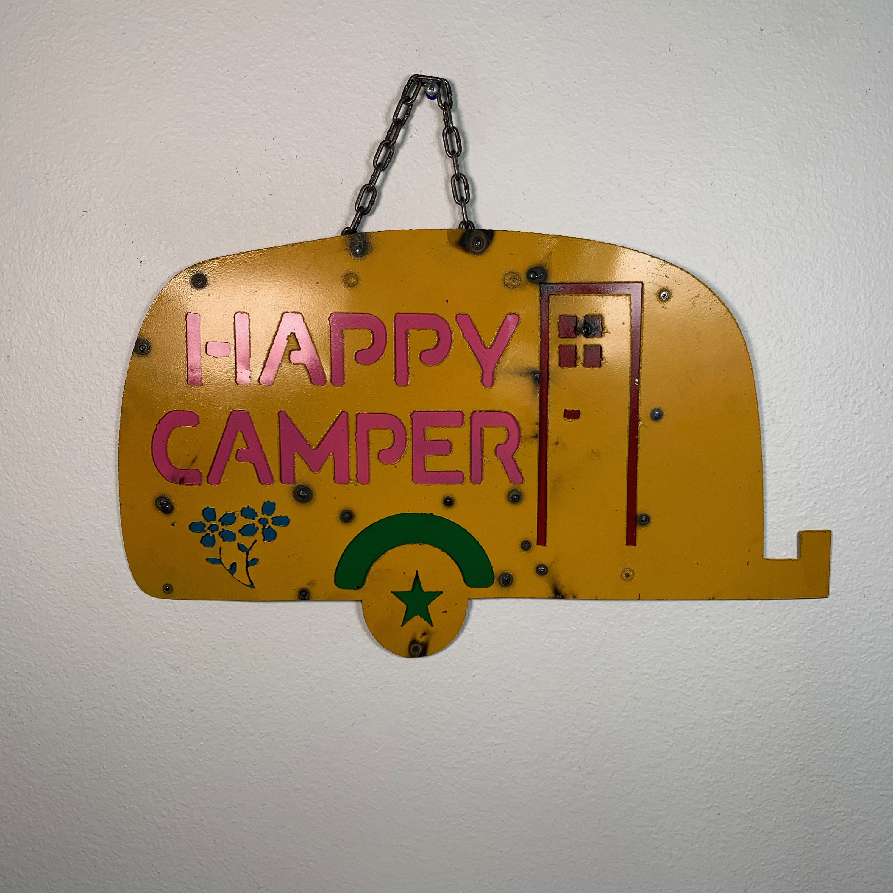 Happy Camper Decorative Outdoor Sign | Etsy