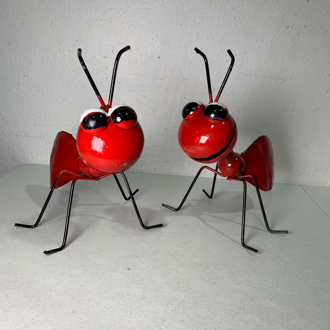 Handmade Metal Red Ant Metal Yard Art - Etsy