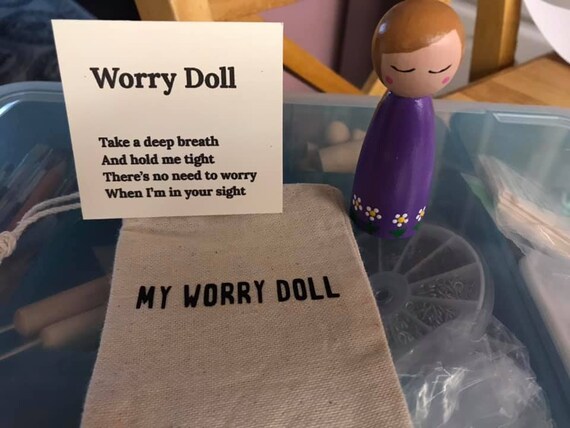 Girl Worry Doll | Etsy