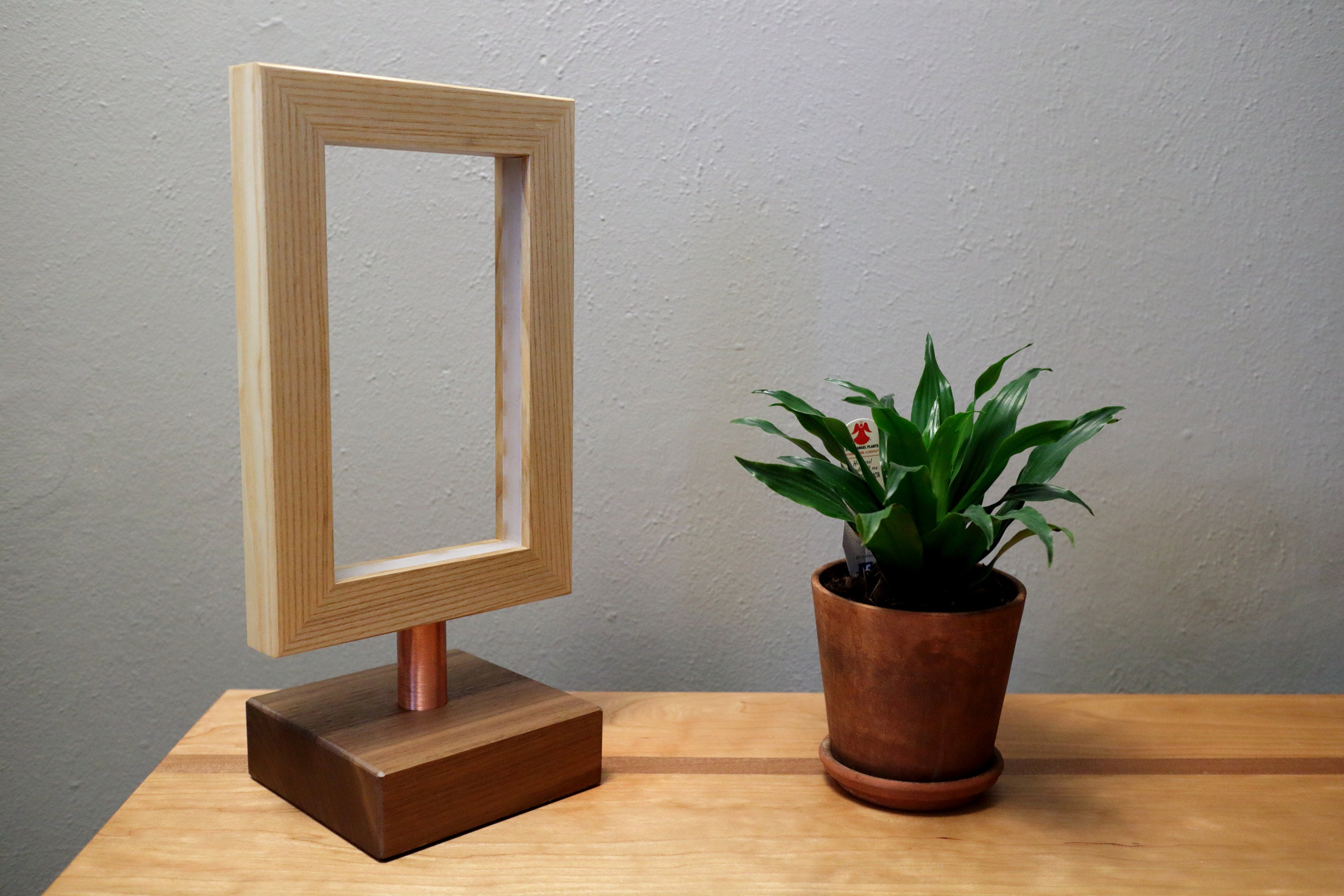 Wooden Desk/table LED Lamp - Etsy