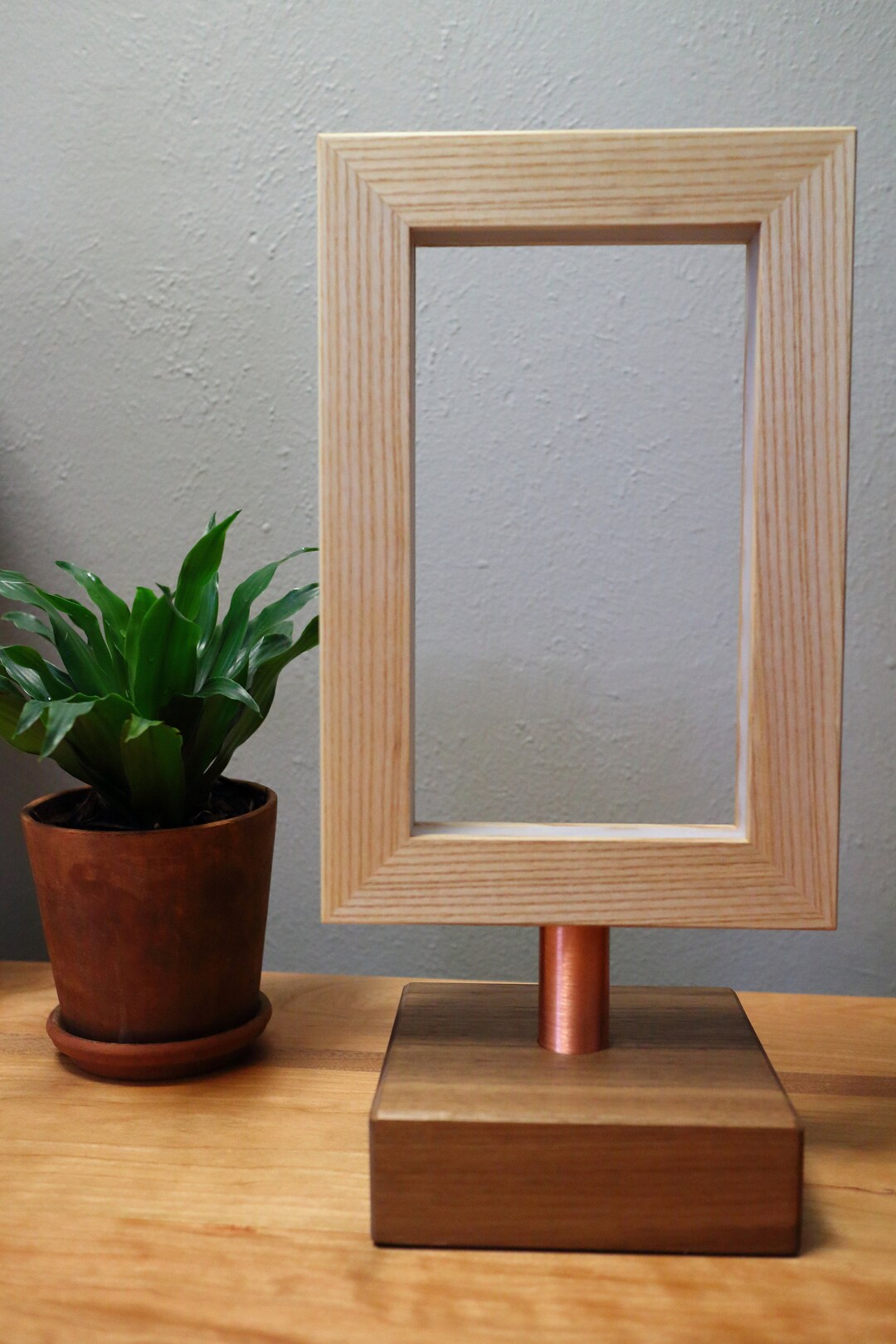 Wooden Desk/table LED Lamp - Etsy
