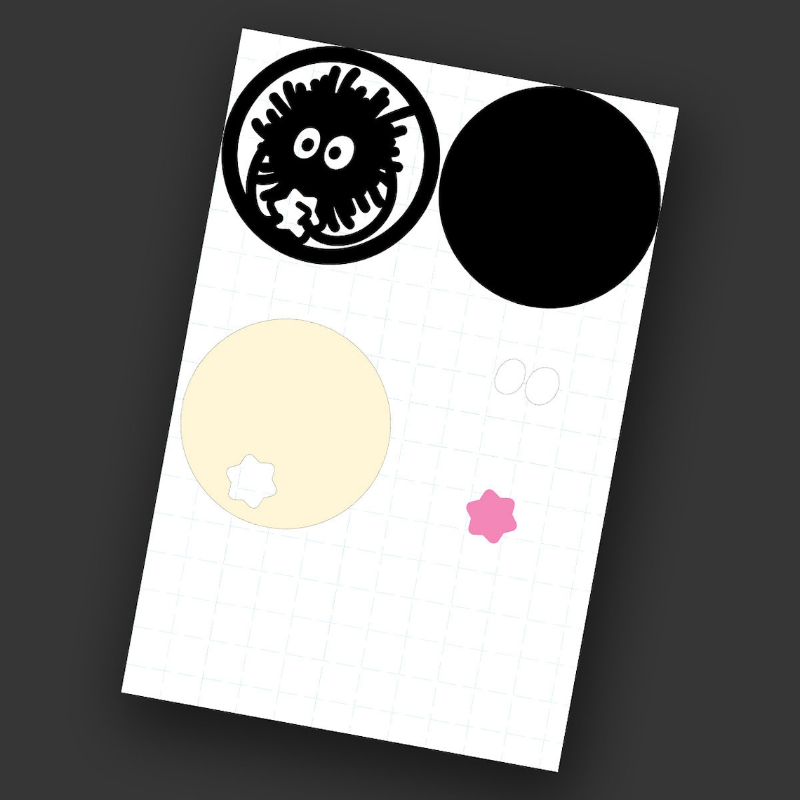 Soot Sprite Studio Ghibli Cricut SVG File - Etsy