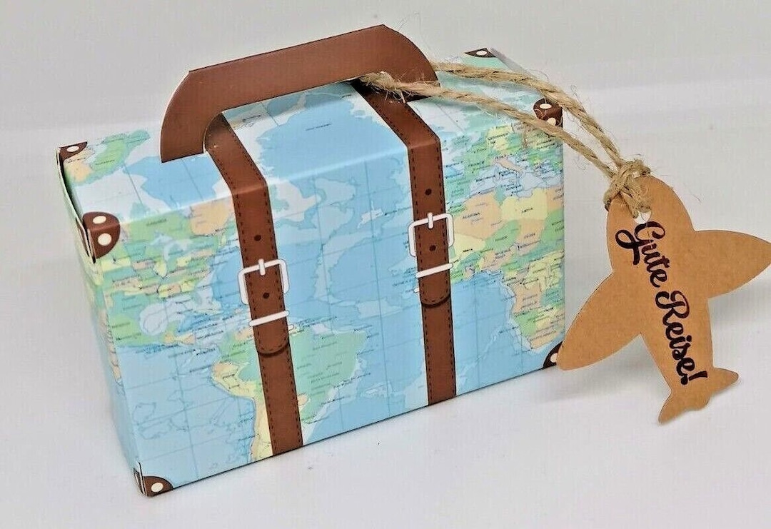 Money Gift Packaging Suitcase Travel Fund Holiday Money Birthday ...