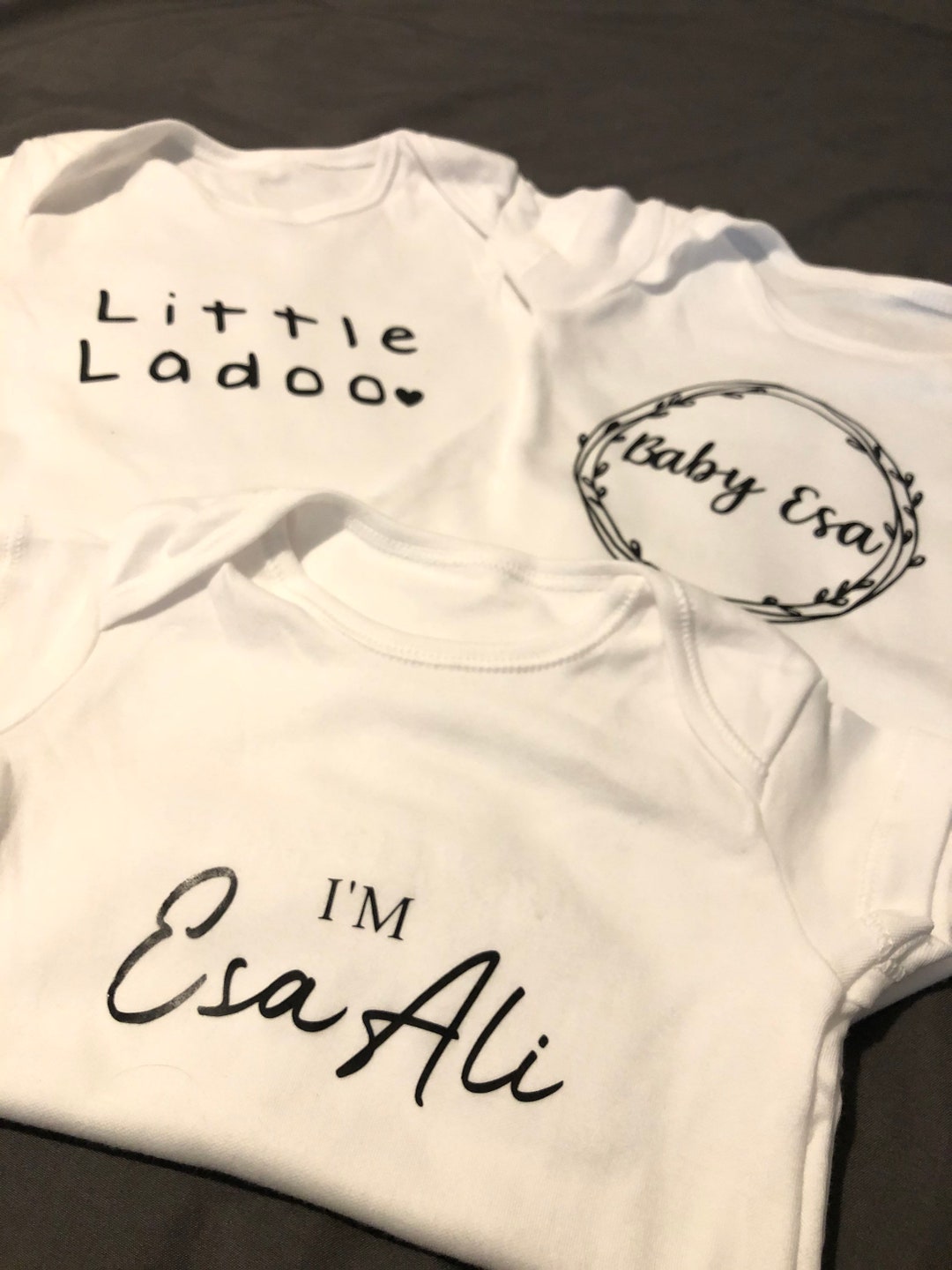 Personalised Baby Grows full sleeves body suits - Etsy.de