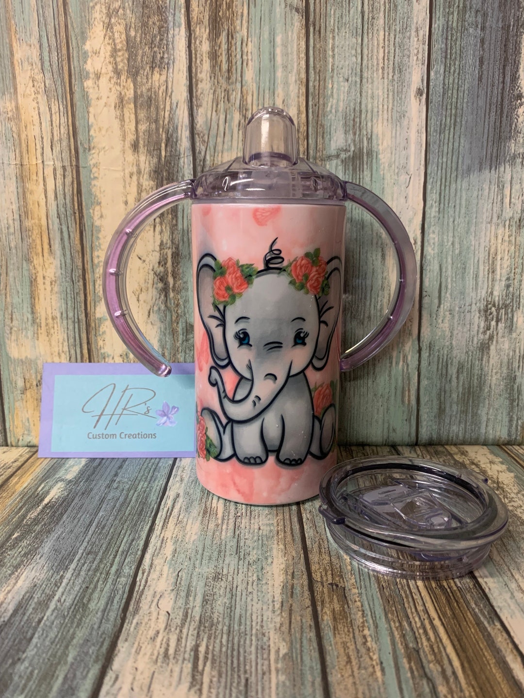 Baby Elephant Sippy Cup - Etsy