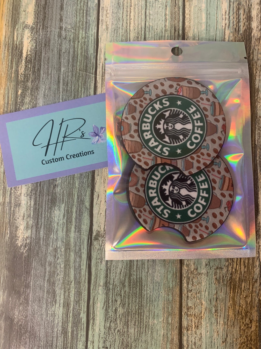 Starbucks Car Coasters - Etsy