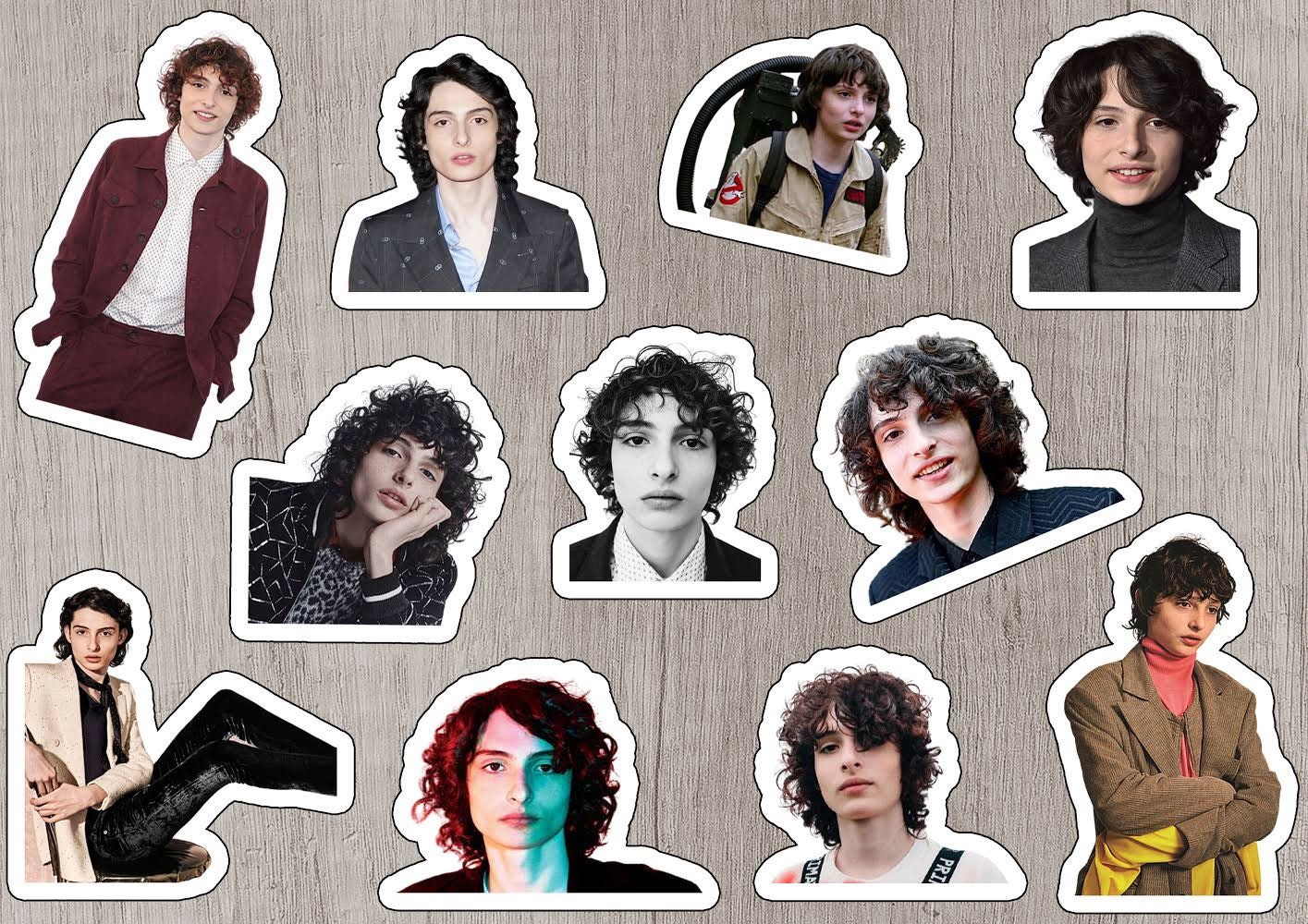 Finn Wolfhard Mike Glossy Sticker Pack Stranger Things - Etsy UK