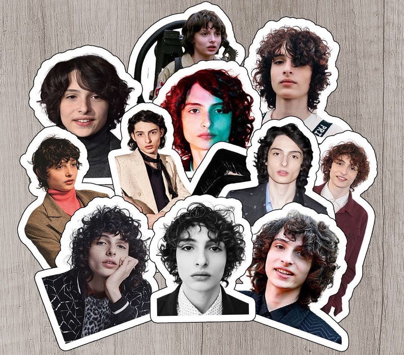 Finn Wolfhard Mike Glossy Sticker Pack Stranger Things Stickers, TV ...