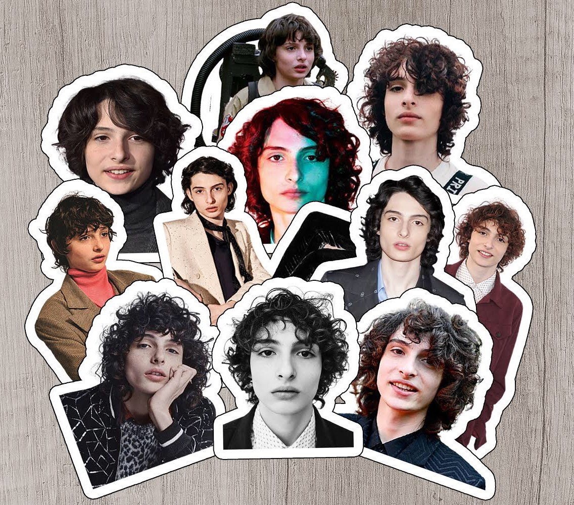 Finn Wolfhard Mike Glossy Sticker Pack Pegatinas de Stranger Things ...