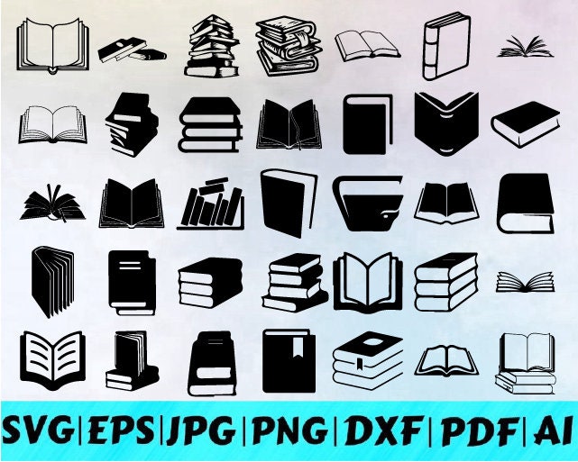 Book Svg / Reading Svg / Teacher Svg / Librarian Svg / Back to School ...
