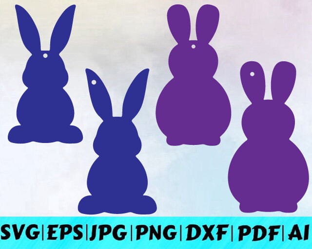 Easter Earring Svg / Earrings Svg / Bunny Svg / Glowforge Svg - Etsy
