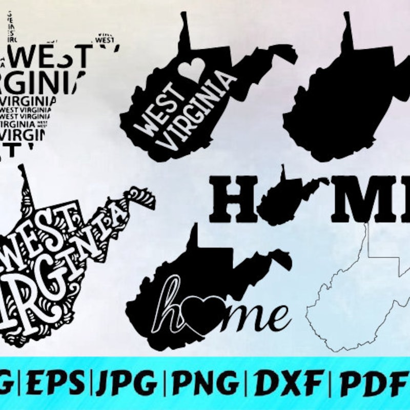 Wv Svg - Etsy
