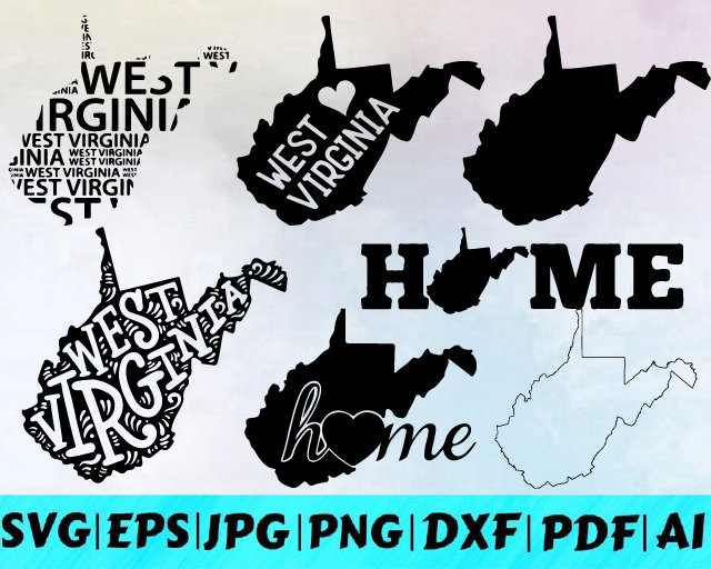 West Virginia Svg / West Virginia State / West Virginia Png / State Svg ...