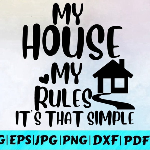 My House Svg - Etsy